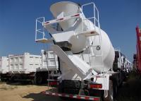 China HOWO Heavy Duty Dump Truck , Cement Mixer Truck 10 Wheels Euro 2 400L Fuel Tank for sale