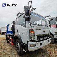 China NEW HOWO Garbage Truck 4X2 5CBM 105CBM Garbage Trash Compactor Garbage Truck for sale