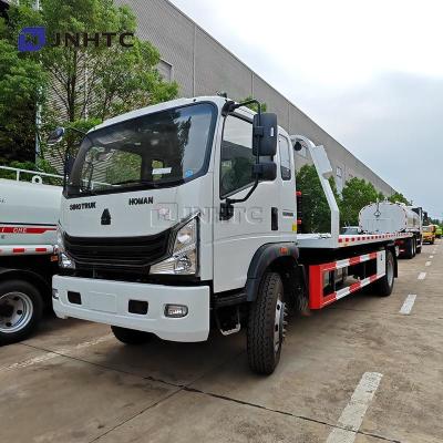China HOMAN Wrecker Truck 4x2 5ton Tow Wrecker Flatbed Cargo Truck for sale