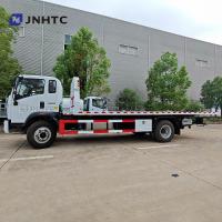China HOMAN Wrecker Truck 4x2 5ton Tow Wrecker Flatbed Cargo Truck for sale