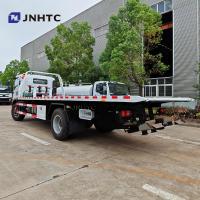 China HOMAN Wrecker Truck 4x2 5ton Tow Wrecker Flatbed Cargo Truck for sale