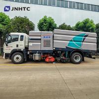 China HOWO Road Sweeper Truck 4X2 Mounted Road Salt Spreader Snow Cleaning Truck for sale