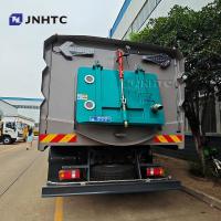 China HOWO Road Sweeper Truck 4X2 Mounted Road Salt Spreader Snow Cleaning Truck for sale