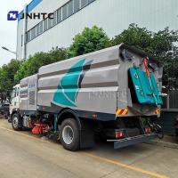 China HOWO Road Sweeper Truck 4X2 Mounted Road Salt Spreader Snow Cleaning Truck for sale