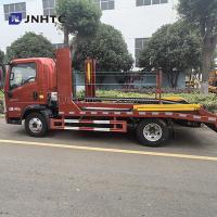 China Towing 3 Cars Sinotruk HOWO 4X2 Double Deck 5t 6t Diesel Fuel Fully Landed Wrecker Rescue Vehicle Flatbed Tow Truck for sale