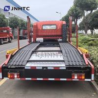 China Towing 3 Cars Sinotruk HOWO 4X2 Double Deck 5t 6t Diesel Fuel Fully Landed Wrecker Rescue Vehicle Flatbed Tow Truck for sale