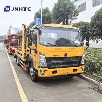 China HOWO Light Double Deck Flatbed Road Rescue Wrecker Tow Truck For Sale for sale