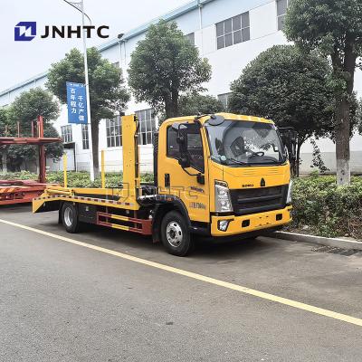 China HOWO Light Double Deck Flatbed Road Rescue Wrecker Tow Truck For Sale for sale