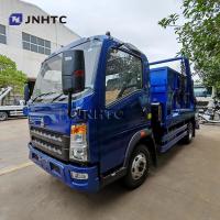 China NEW HOWO Garbage Truck 4X2 5CBM 10CBM  Hook Arm Garbage Truck For Sale for sale