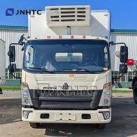China New HOWO Refrigerator Truck 4x2 Light Food Truck Refrigerator Trucks for sale