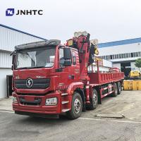 China Shacman M3000 8x4 Heavy Cargo Hydraulic Truck Crane Shenbai 25Ton 30Ton 35Ton Folding Boom Truck Mounted Crane For Sale for sale
