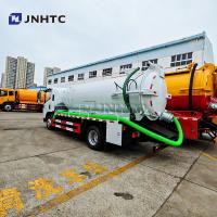 China Brand Sewage Suction Truck Customizable Colors 15cbm Vacuum Sewage Truck 160hp Sewage Cleaning Truck Great Price for sale