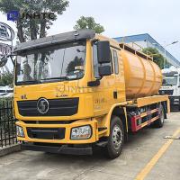 China Shacman L3000 4*2 Sewage Suction Truck High Pressure Vacuum Fecal Suction Jetting Sewer Cleaning Truck for sale