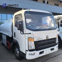 China Sinotruk Howo Mini Light Oil Tank 4x2 3000L Fuel Tanker Truck for sale