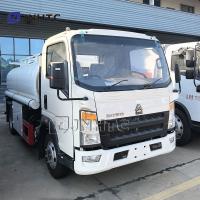 China Sinotruk Howo Mini Light Oil Tank 4x2 3000L Fuel Tanker Truck for sale