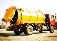 China Yellow Color Diesel SINOTRUCK 6M3 Sewer Suction Truck HF7 Front Axles for sale