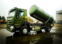 China Tilt Steering Wheel Vacuum Sewage Suction Truck / Sewage Cleaning Truck for sale