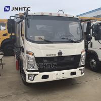 China Fast Speed New HOWO 6 Wheel 5-15cbm Trash Bin Cleaning Garbage Truck for sale