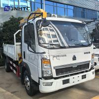 China China Top Howo 4x2 Light Cargo Truck Mounted Crane Hydraulic 3Ton 4Ton 5Ton Telescopic Pickup Boom Crane For Sale for sale