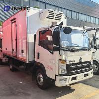 China HOWO 6 Wheels Refrigerated Truck Small Refrigerated Truck Ice Cream Transport Freezer Van Truck For Sale for sale