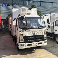 China HOWO 6 Wheels Refrigerated Truck Small Refrigerated Truck Ice Cream Transport Freezer Van Truck For Sale for sale