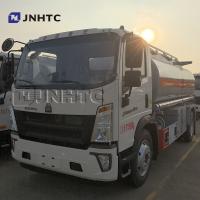 China HOWO Fuel Tanker Truck 4X2 8cbm Light Duty Oil Tank Truck for sale