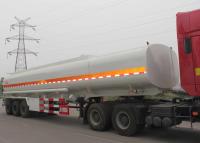 China 3 Axles Fuel oil Semi Trailer Truck Tri - Axle Tank Capacity 40 - 60 CBM for sale
