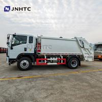 China HOWO Light Waste Collection Garbage Compactor Truck Price Dimensions Automatic Feeding for sale