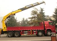 China SINOTRUK HOWO Truck Mounted Crane / Truck Mounted Jib Crane For Construction for sale