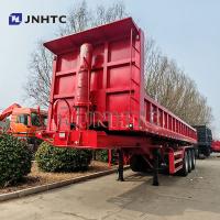 China China Brand 3 Axle Hydraulic Grain Camions Remorques Dumping Rear End Dump Tipper Semi Trucks Trailer for Trucks for sale