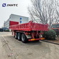 China China Brand 3 Axle Hydraulic Grain Camions Remorques Dumping Rear End Dump Tipper Semi Trucks Trailer for Trucks for sale