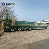 China 4 Axles Heavy Duty Hydraulic Gooseneck Lowboy Lowbed Semi Trailer Truck Truck Trailers for sale