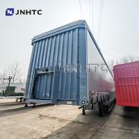China 4 Axles 40FT Side Curtain Trailer With 60tons For Drink And Cargo Side Curtain Trailer With Tarpaulin for sale