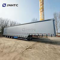 China 4 Axles 40FT Side Curtain Trailer With 60tons For Drink And Cargo Side Curtain Trailer With Tarpaulin for sale