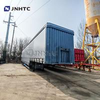 China 4 Axles 40FT Side Curtain Trailer With 60tons For Drink And Cargo Side Curtain Trailer With Tarpaulin for sale