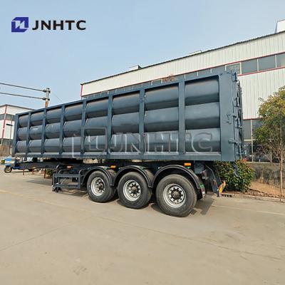 China Dump Semi-trailer 40 Ton 50 Ton Truck 3 Axle Hydraulic Mining Trailer For Customers Optional for sale