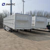 China 2axle 3axle 20Ton-40Ton Cargo Box Semi Trailer With 40ft-45ft Sidewall Fence Transport for sale