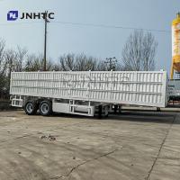 China 2axle 3axle 20Ton-40Ton Cargo Box Semi Trailer With 40ft-45ft Sidewall Fence Transport for sale