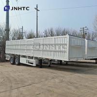 China 2axle 3axle 20Ton-40Ton Cargo Box Semi Trailer With 40ft-45ft Sidewall Fence Transport for sale
