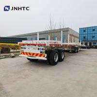 China 2axle 3 Axles 50ton 20feet 40ft 45ft Flatbed Flat Bed Container Semi Trailer Flatbed Trailer for sale