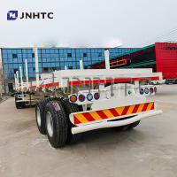 China 2axle 3 Axles 50ton 20feet 40ft 45ft Flatbed Flat Bed Container Semi Trailer Flatbed Trailer for sale