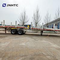 China 2axle 3 Axles 50ton 20feet 40ft 45ft Flatbed Flat Bed Container Semi Trailer Flatbed Trailer for sale