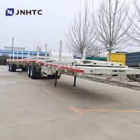China 2axle 3 Axles 50ton 20feet 40ft 45ft Flatbed Flat Bed Container Semi Trailer Flatbed Trailer for sale