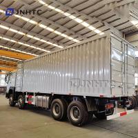 China 25Ton Howo Truck 8*4 Van Trucks Diecel Manual Transmission Thickened Containers Box Cargo Trucks for sale