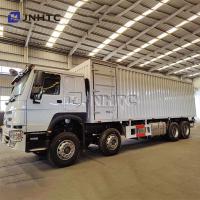 China 25Ton Howo Truck 8*4 Van Trucks Diecel Manual Transmission Thickened Containers Box Cargo Trucks for sale
