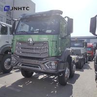 China SINO Howo NX 8x4 Heavy Duty 12 Wheels Cargo Dump Truck Chassis Without Bucket for sale