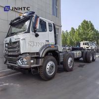 China SINO Howo NX 8x4 Heavy Duty 12 Wheels Cargo Dump Truck Chassis Without Bucket for sale