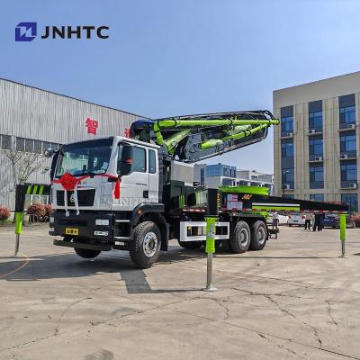 China Sinotruk Heavy 47m 6X4 Mounted Concrete Pump Truck With Hydraulic Disc Mixer for sale