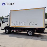 China Sinotruk 4x2 Refrigerator Truck 5 Ton Freezer Cooling Truck For Live Fish Transport for sale