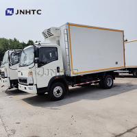 China Sinotruk 4x2 Refrigerator Truck 5 Ton Freezer Cooling Truck For Live Fish Transport for sale